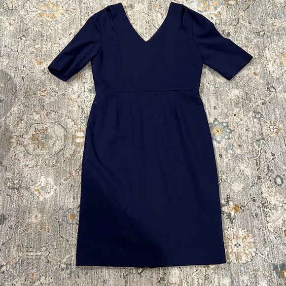Halogen | Dresses | Halogen Blue Suit Dress | Poshmark
